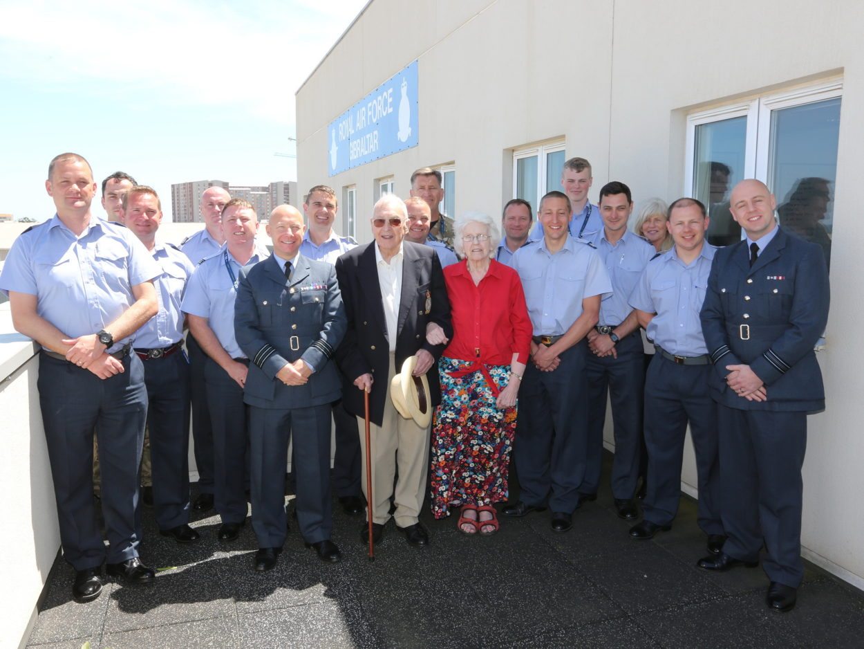 RAF Gibraltar pays tribute to veteran who served on the Rock