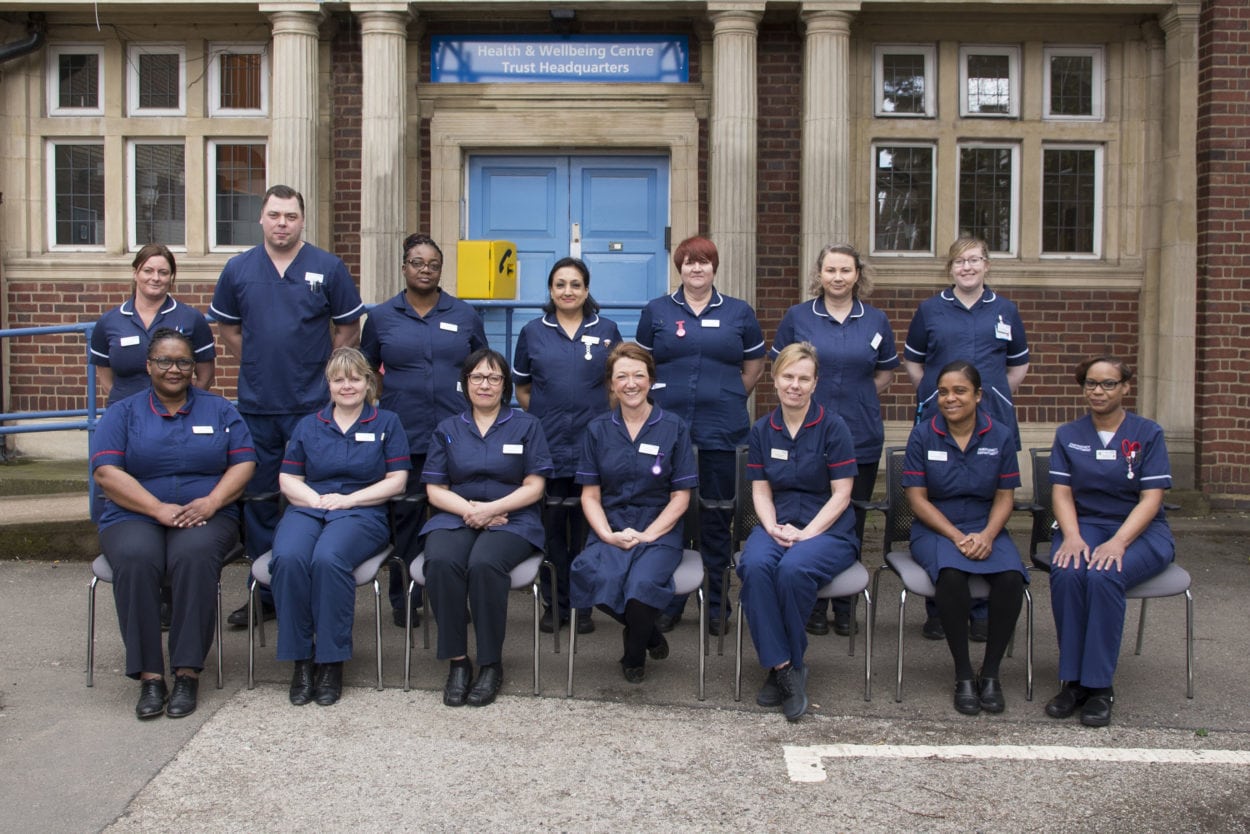 Staff recreate pre-NHS photo to mark 70-year milestone