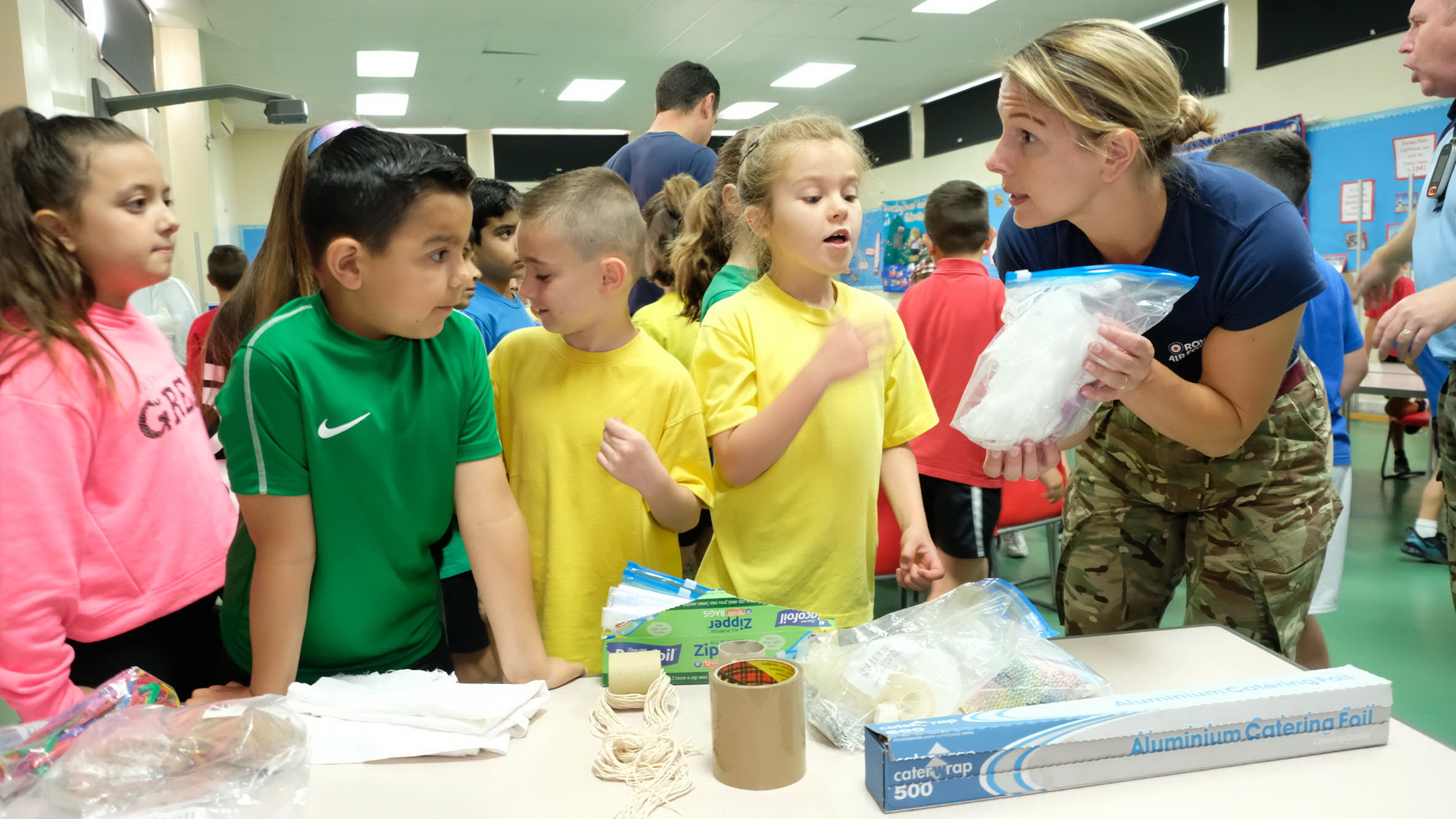 RAF team makes STEM fun, building teamwork at a young age