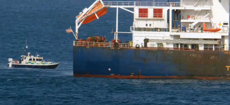 Cargo ship suspected of drug smuggling released after search finds nothing