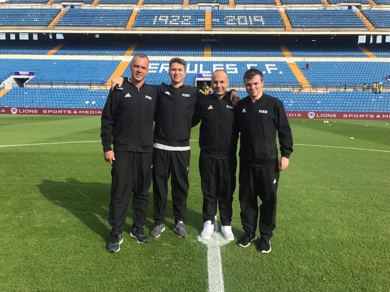 Gibraltar referees in historic moment