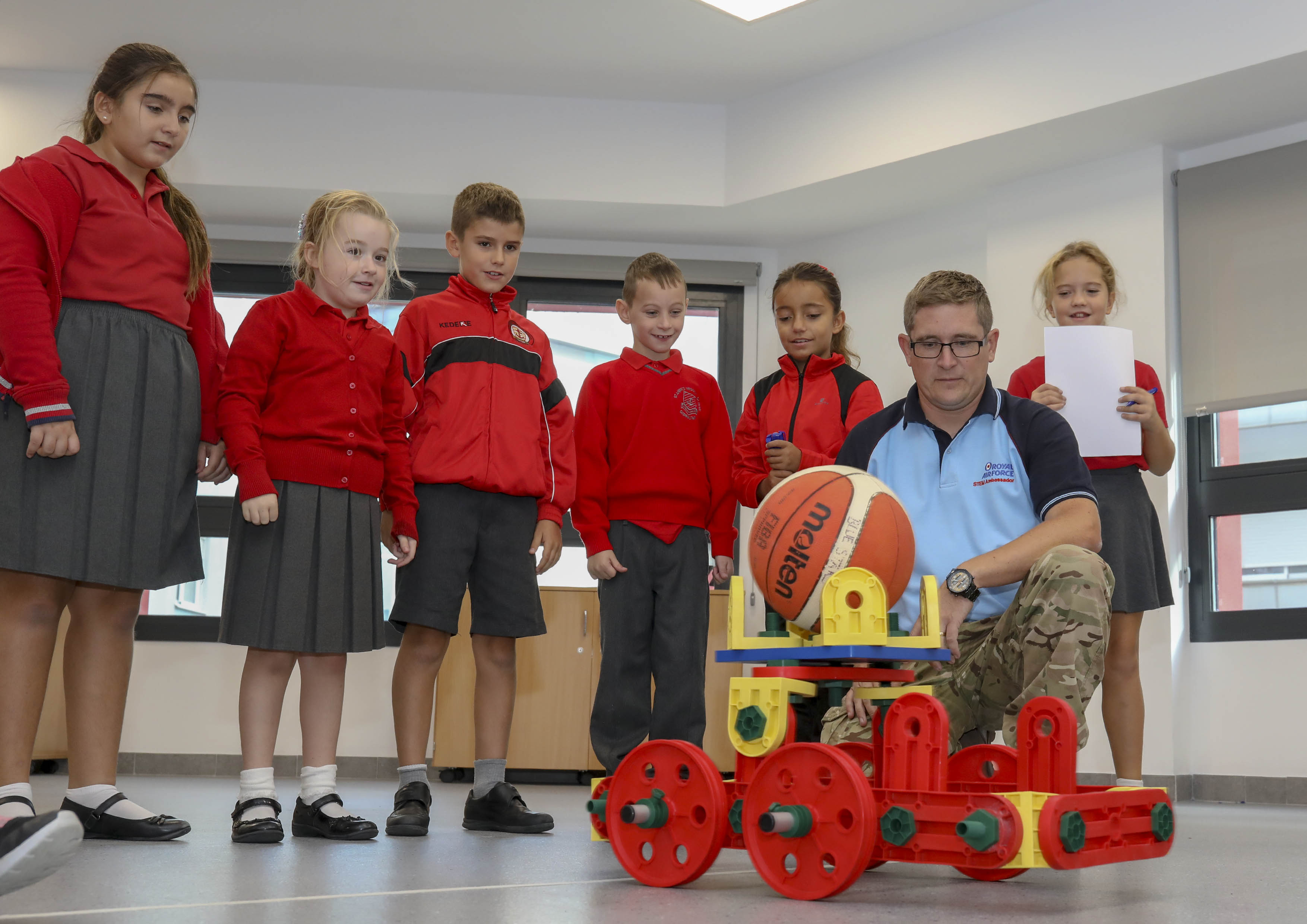 RAF STEM team visits local schools