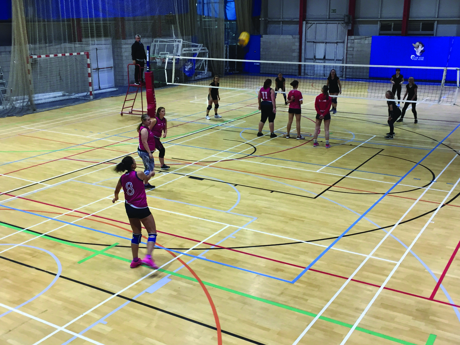 Volleyball - All action Tuesdays at Tercentenary Sports Hall.