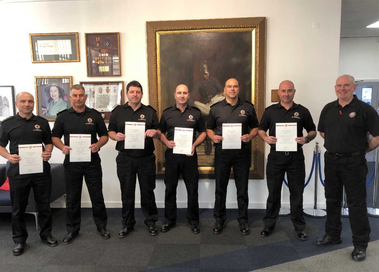Fire Service Officers attend High Rise Incident Command Course