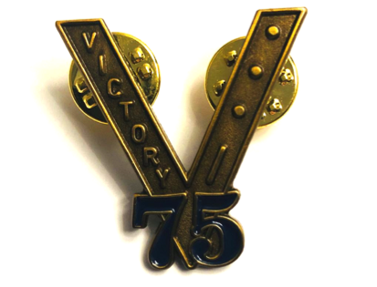 Heritage Trust unveils VE Day pin badge