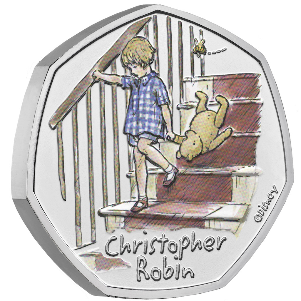 Royal Mint releases Christopher Robin 50p coin