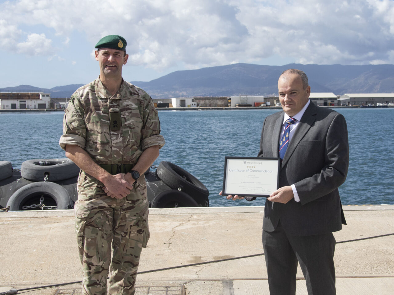 British Forces Gibraltar sees visits from senior personnel