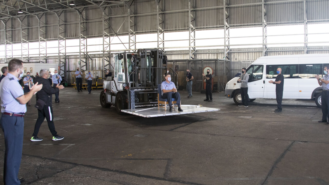 WO Phil Armitage leaves the RAF at the end of his 37-year career