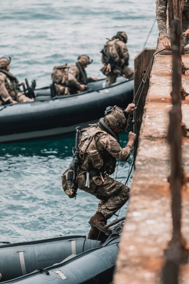 Royal Marines tested new kit during training missions in Gibraltar