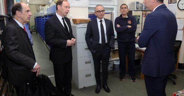 Governor visits the Royal Gibraltar Post Office