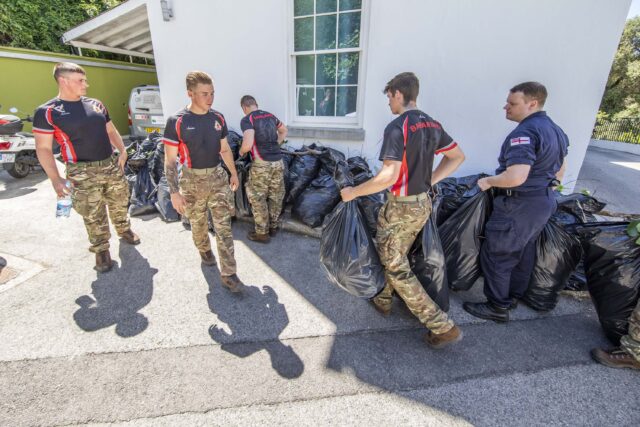 British Forces Gibraltar supports Cancer Relief’s spring clean