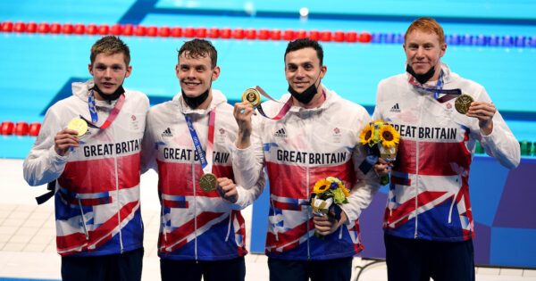 Tom Dean becomes first British male swimmer in 113 years to win two golds