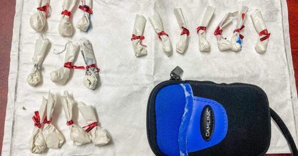 Cocaine courier jailed for two years, seven months