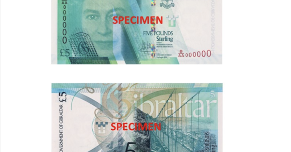 New Gibraltar £5 note enters circulation