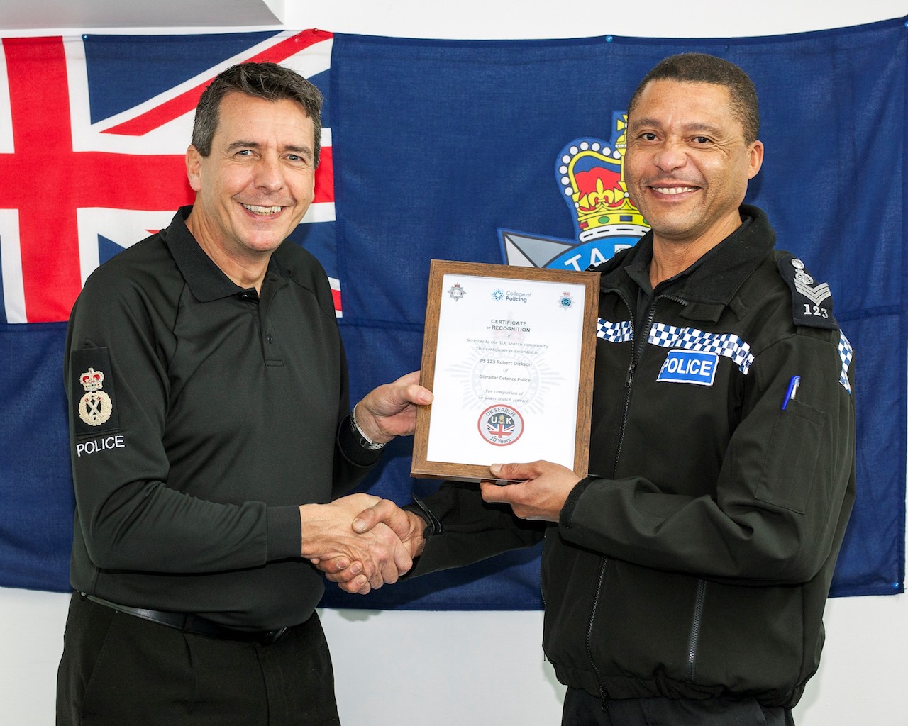 GDP officers receive College of Policing recognition awards