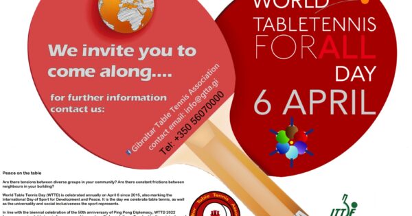Table Tennis celebrates World Table Tennis Day