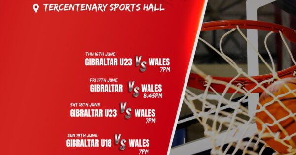 Gibraltar basketball U23s start five day schedule against Wales with a ...