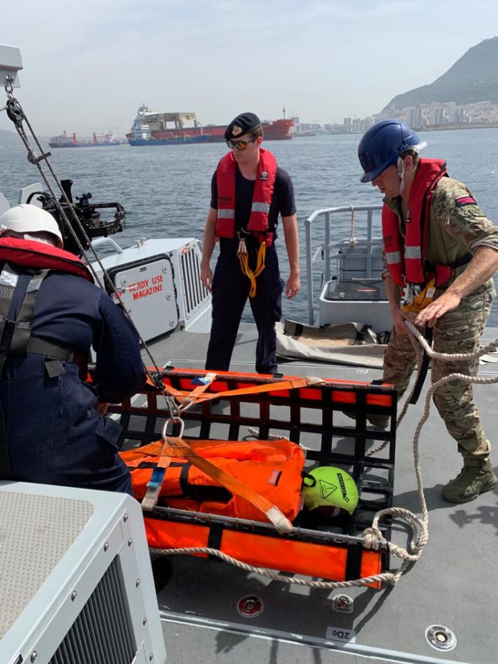 Britannia Royal Naval College cadets visit Royal Navy Gibraltar Squadron