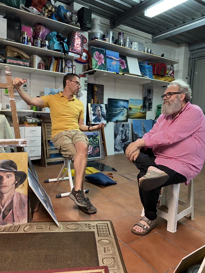 Matthew Collings visits local artists in preparation for Bermondsey ...