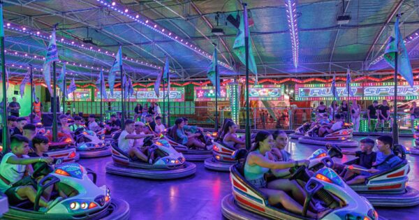 Packed opening night as fair returns after two-year break