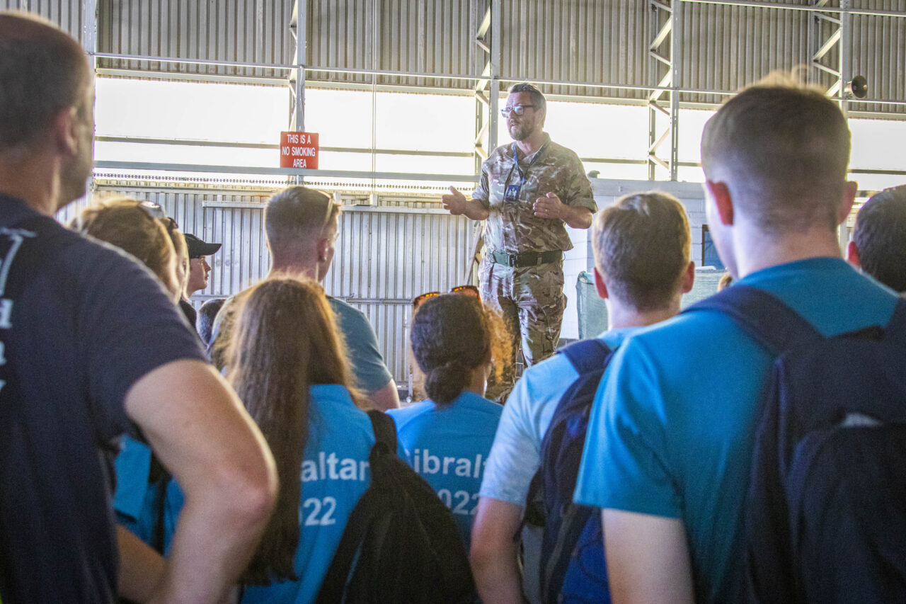 RAF Honiton cadets visit Gibraltar