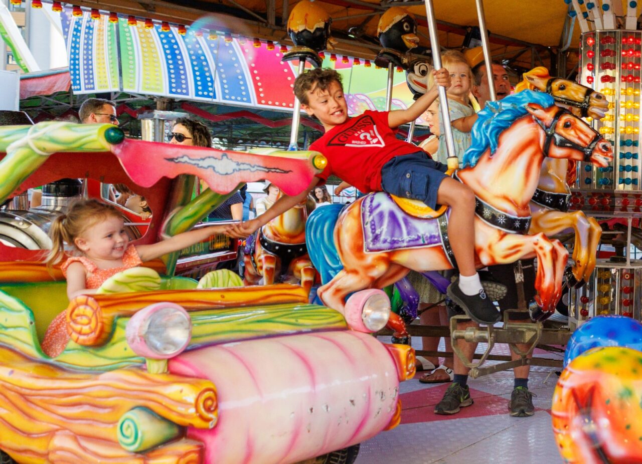 Packed opening night as fair returns after two-year break