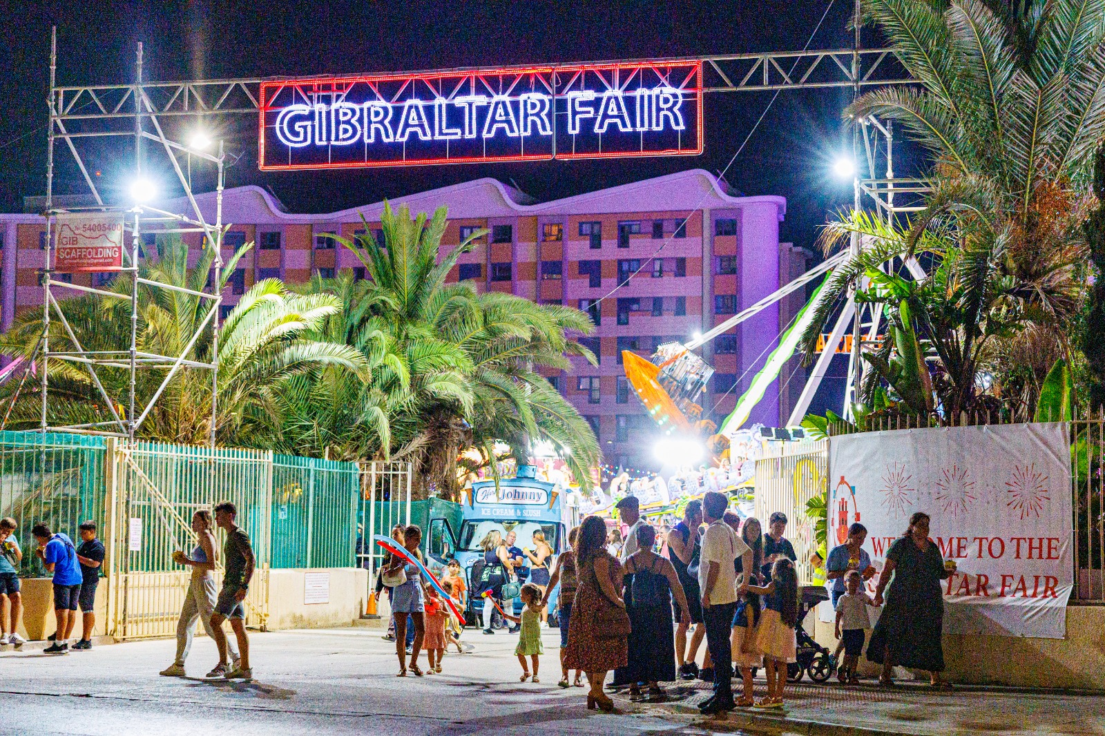 Packed opening night as fair returns after two-year break