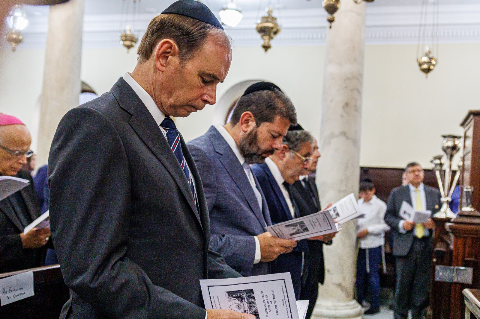 Gibraltar’s Jewish community holds Queen’s memorial service