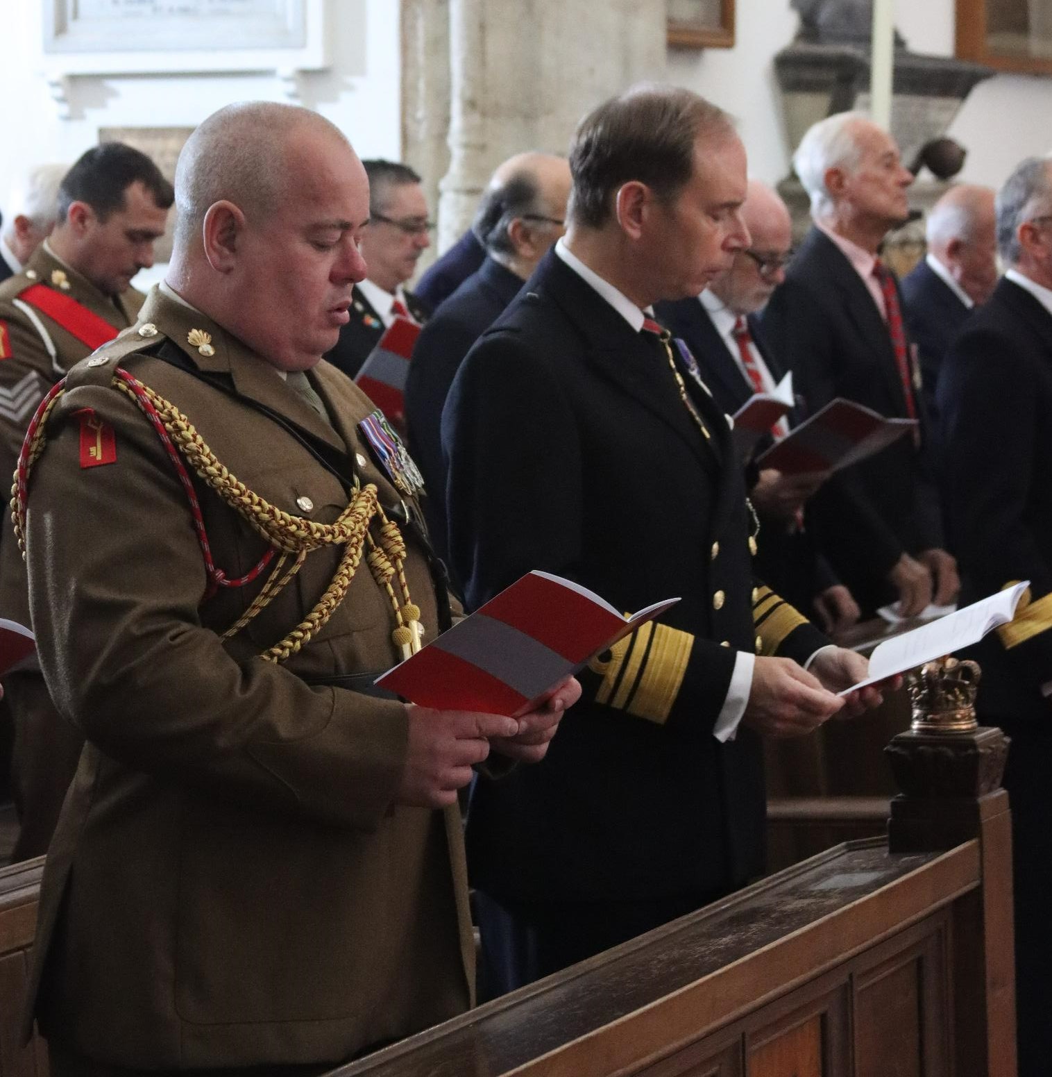 Laying up of the old Royal Gibraltar Regiment Colours