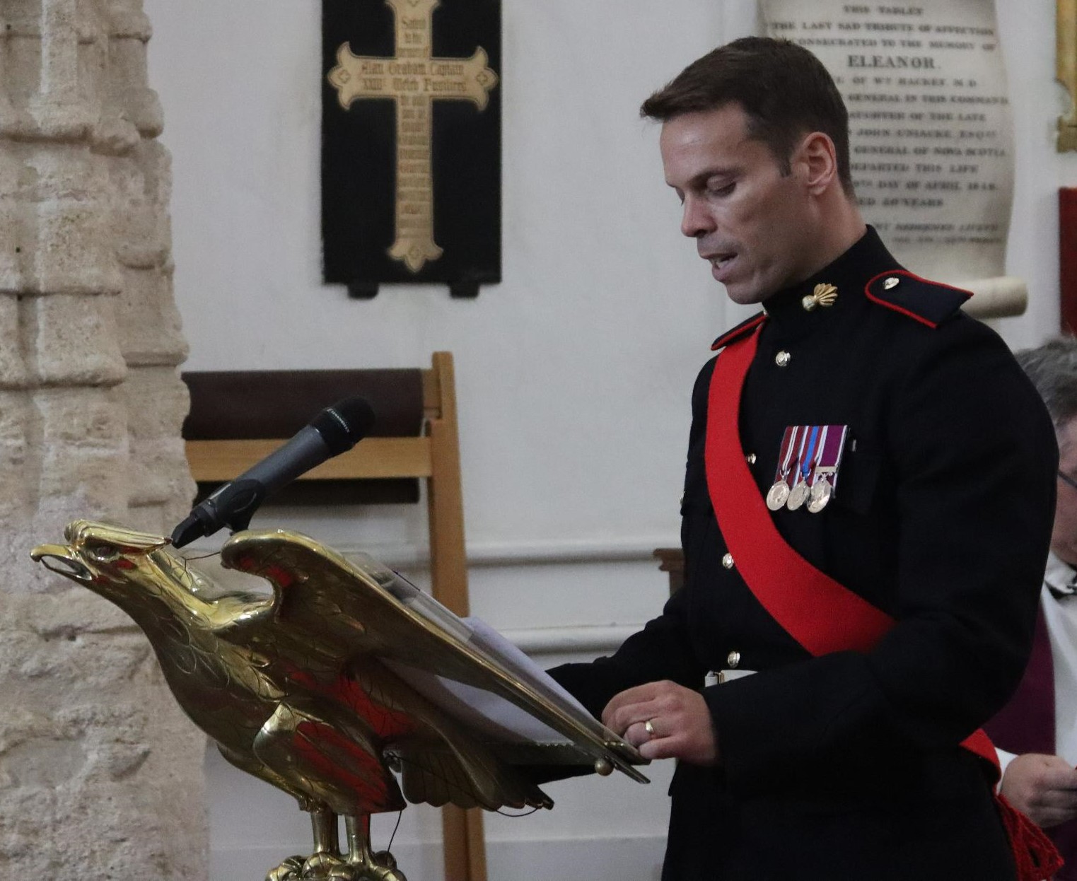 Laying up of the old Royal Gibraltar Regiment Colours