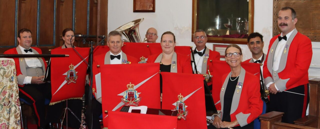 Laying up of the old Royal Gibraltar Regiment Colours