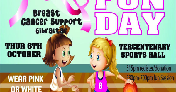 Breast Cancer Awareness Basketball Funday session on Thursday
