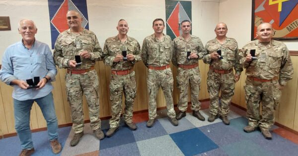 Volunteer reserve service medals presentation