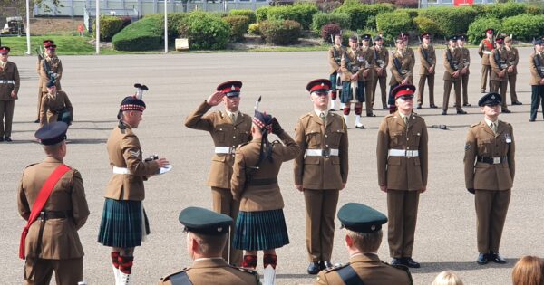 Five new recruits for the Royal Gibraltar Regiment