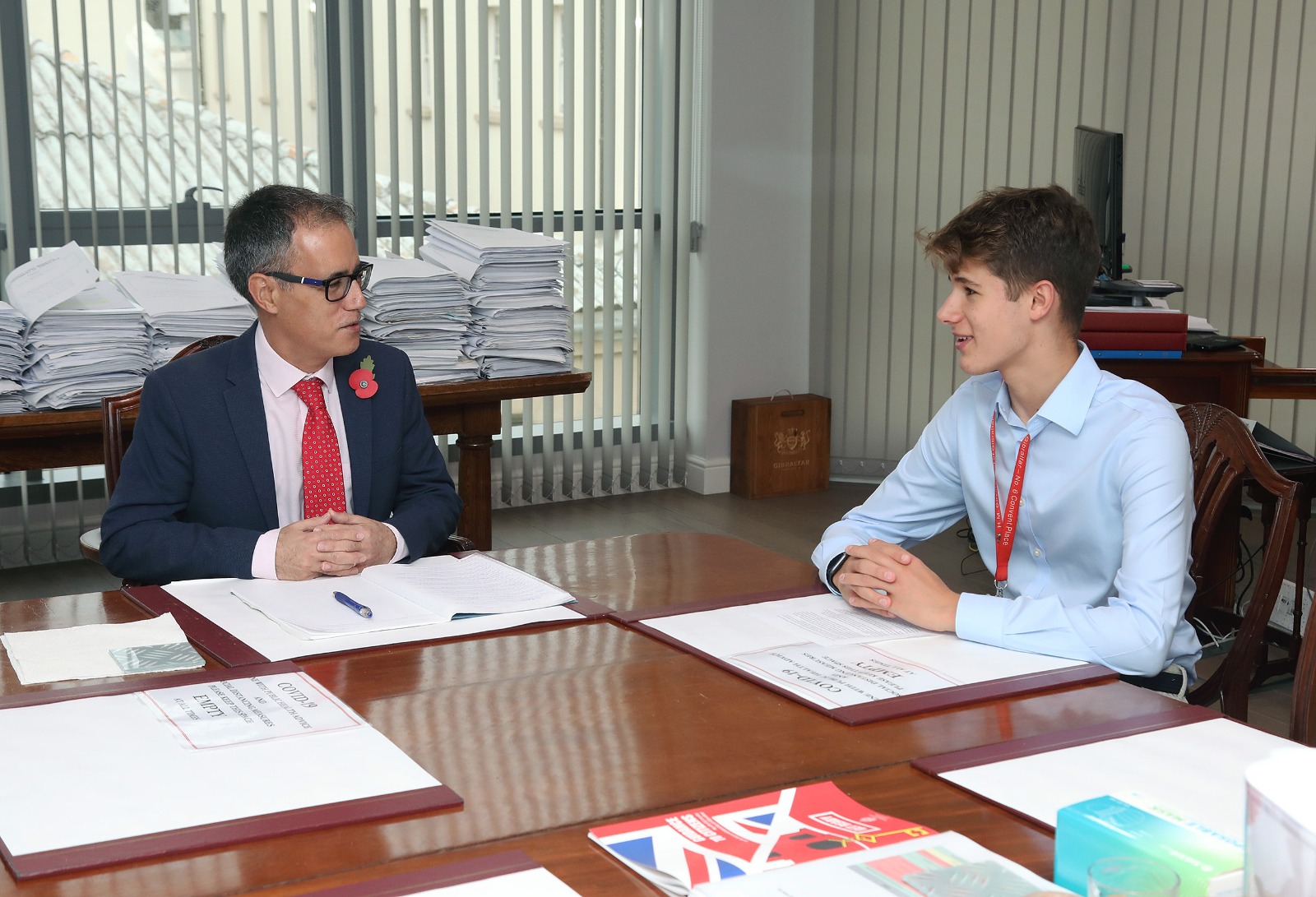 Oliver Whitmore to represent Gibraltar at UK Youth Parliament