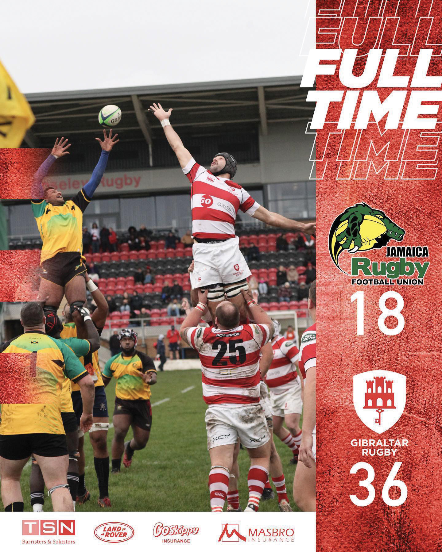 Gibraltar Rugby beats Jamaica at Moseley