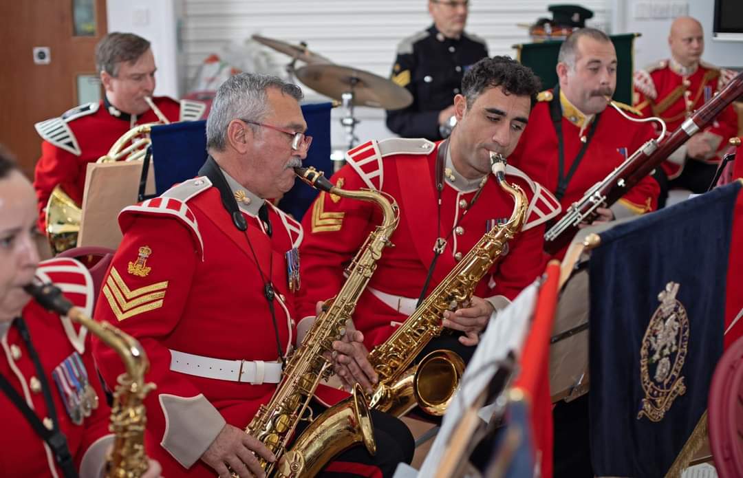 Royal Gibraltar Regiment Band visits Falkland Islands