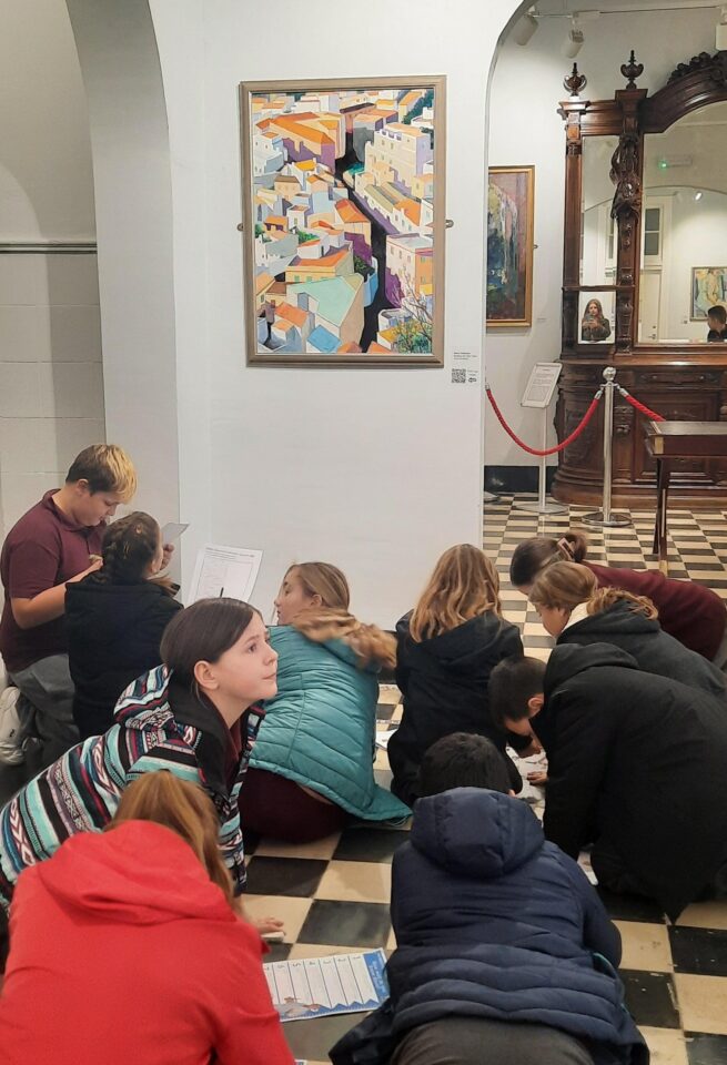 St Bernard’s School visits the Mario Finlayson National Art Gallery