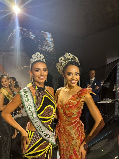 Miss Grand Gibraltar visits pageant in London