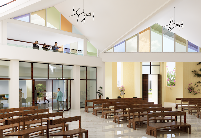 Plans filed for choir loft and hall for St Paul’s church