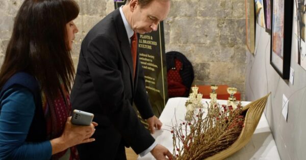 Prizes awarded at Christmas Flower Show