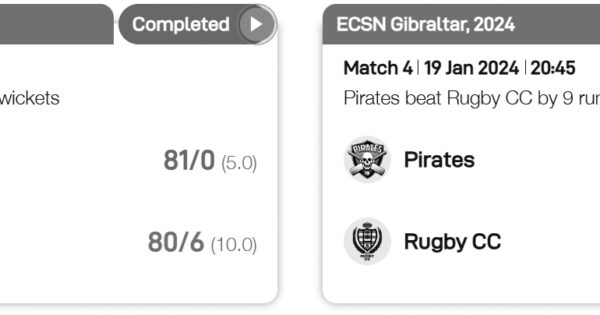 Europa Sports sees some cricket excitment as ECSN reaches second half ...