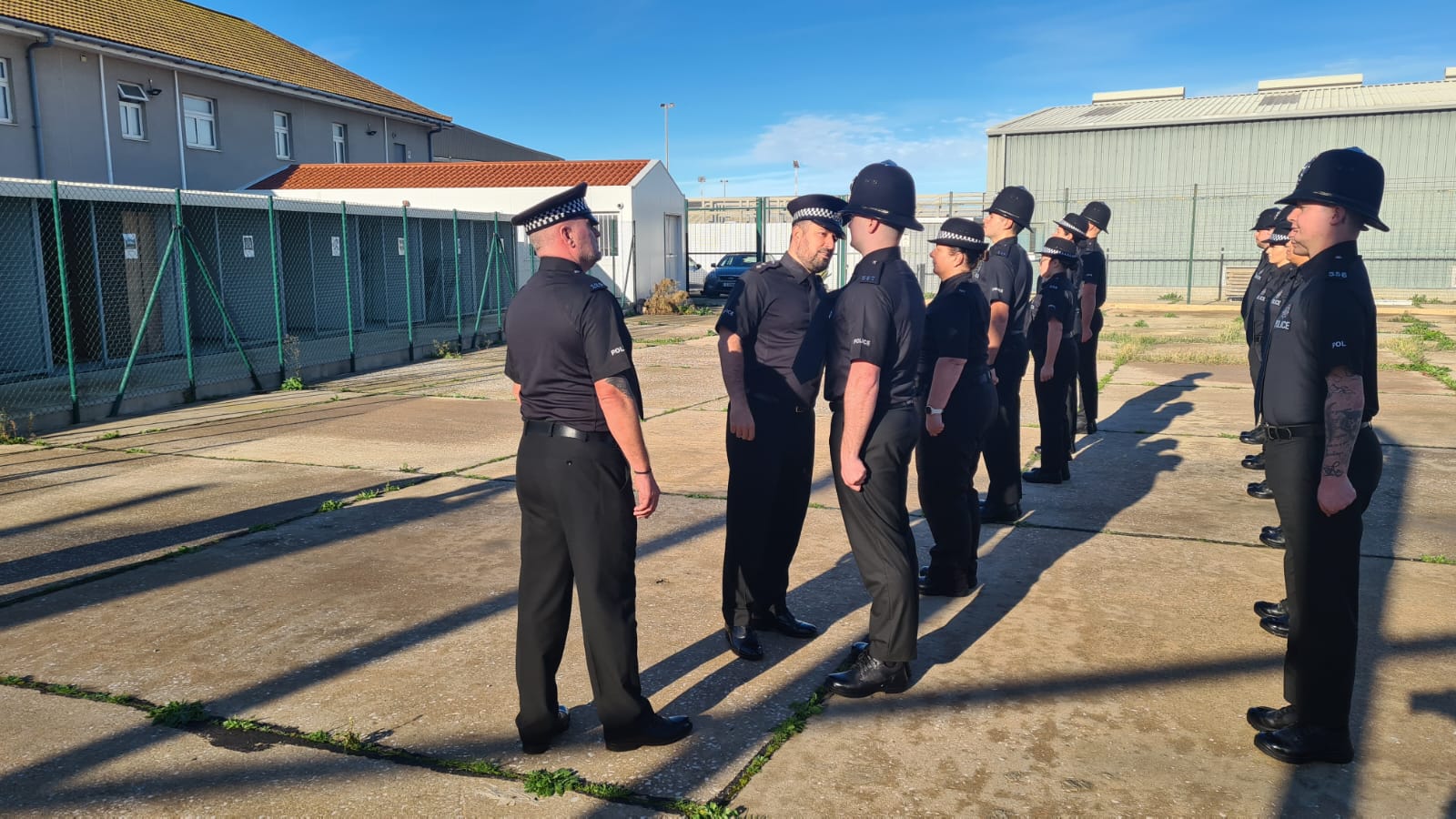 First inspection for new RGP recruits
