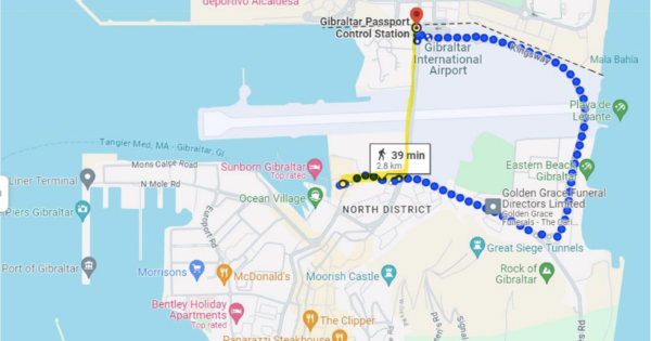 After nudge from GFSB, Google Maps fixes pedestrian route in Gibraltar