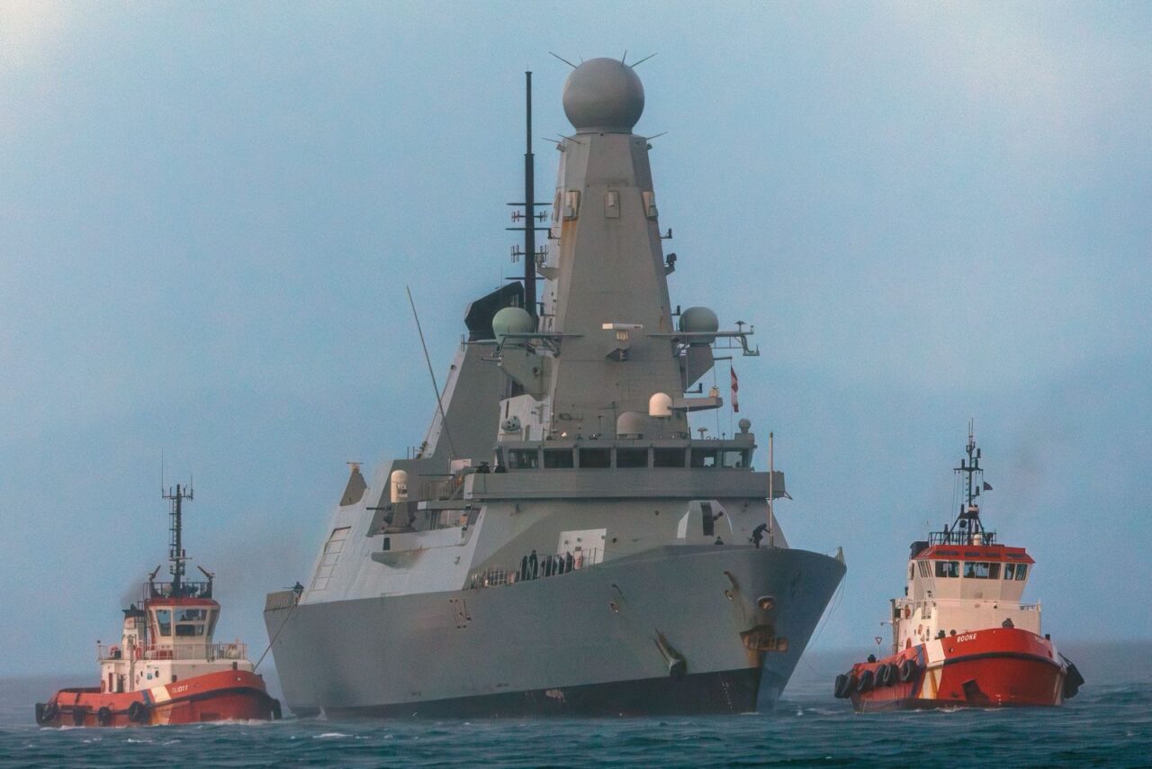 HMS Diamond docks in Gibraltar after ‘high threat’ deployment to Red Sea