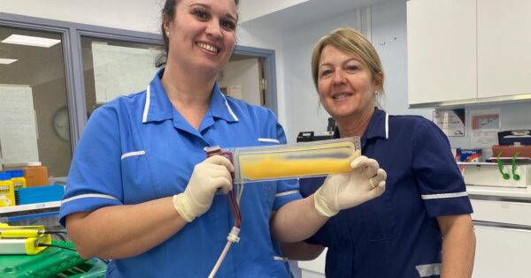 Day in the life: donating blood platelets