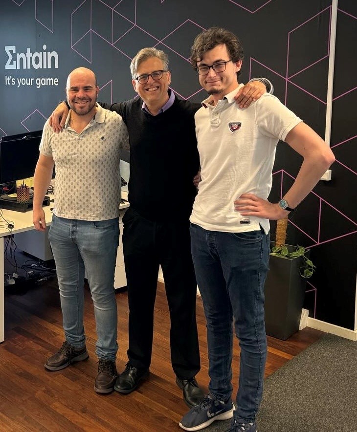 Feetham visits Entain head office