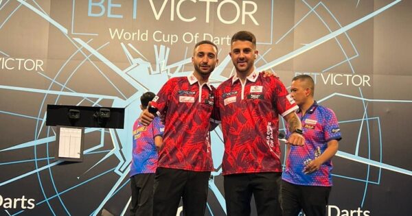 Gib darts pair see off Spain in thrilling World Cup match