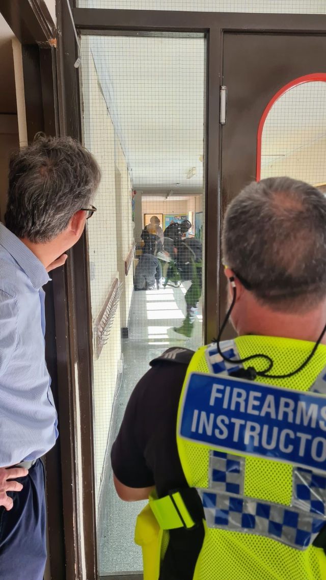 Feetham observes RGP firearms training