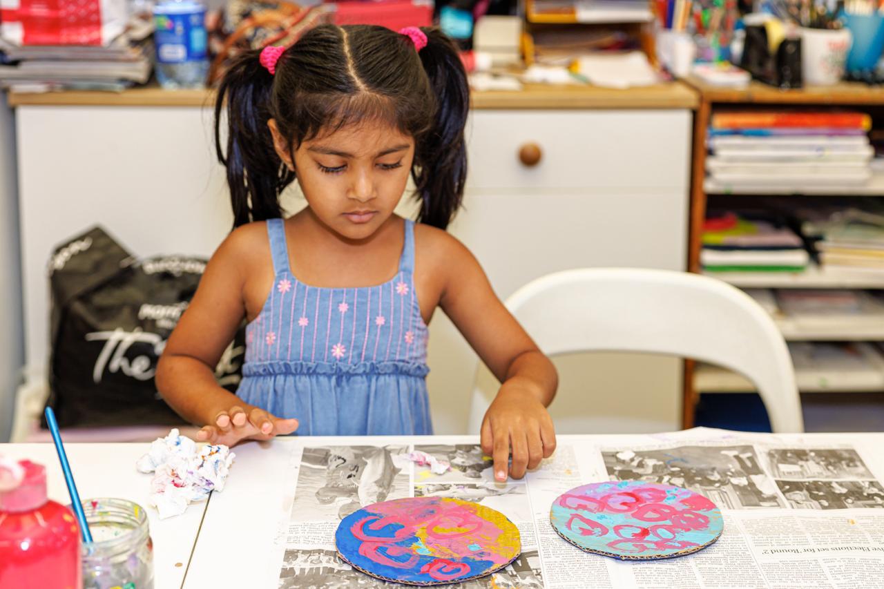 Children enjoy creative fun at Happy Crafting summer workshops